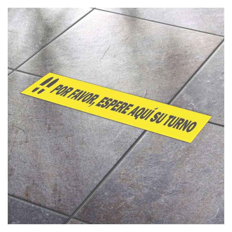 Wait your turn (rough sticker)