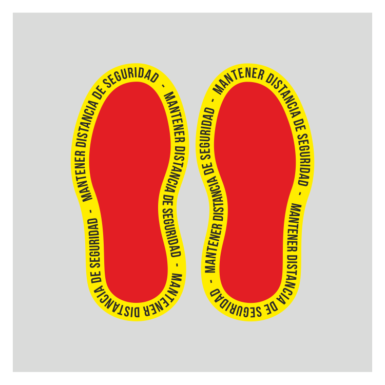 Keep safe distance (Rough sticker)