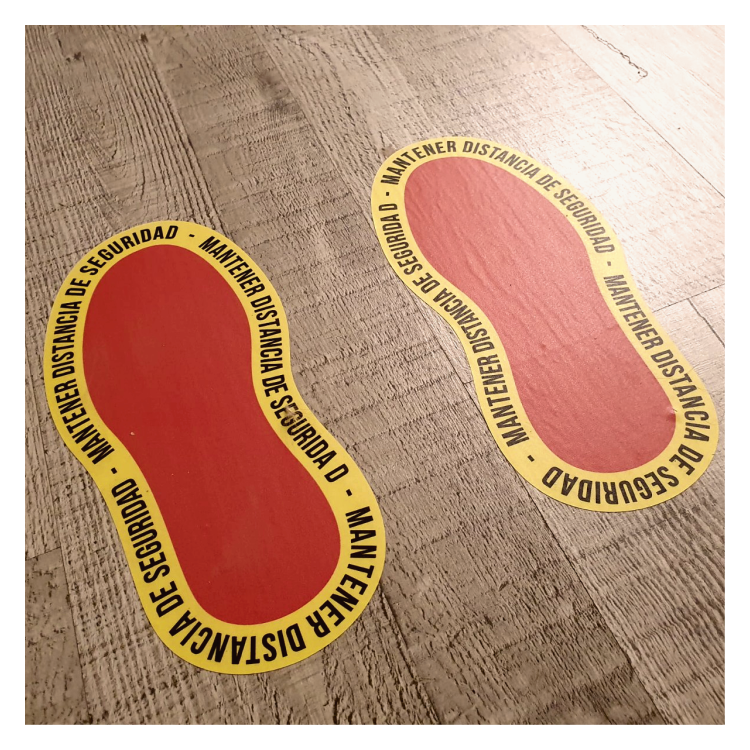 Keep safe distance (Rough sticker)