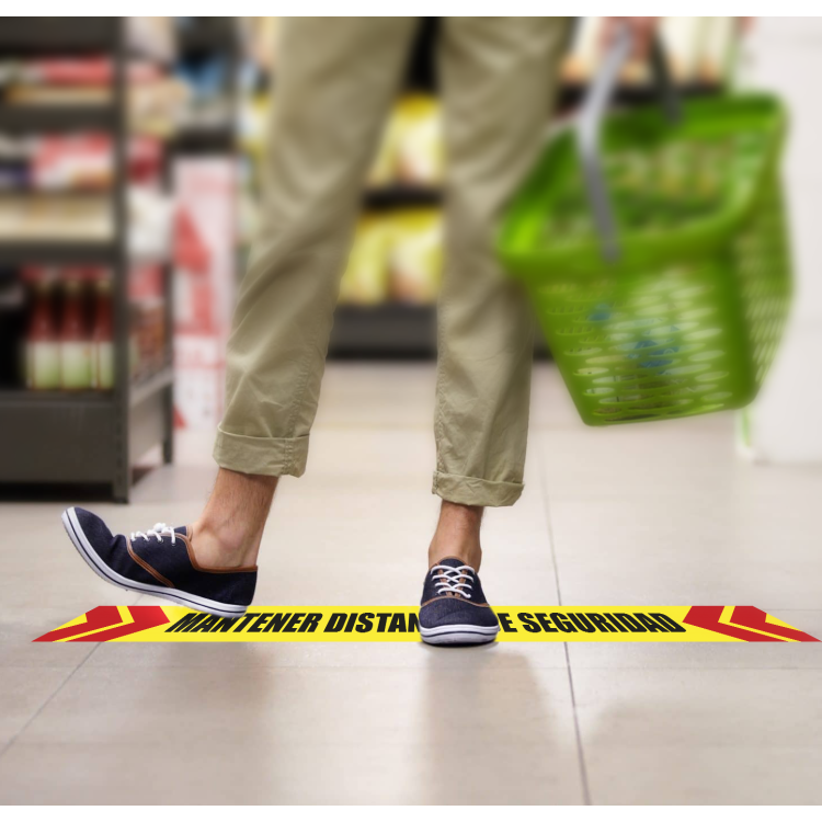 Keep safe distance (Rough sticker)