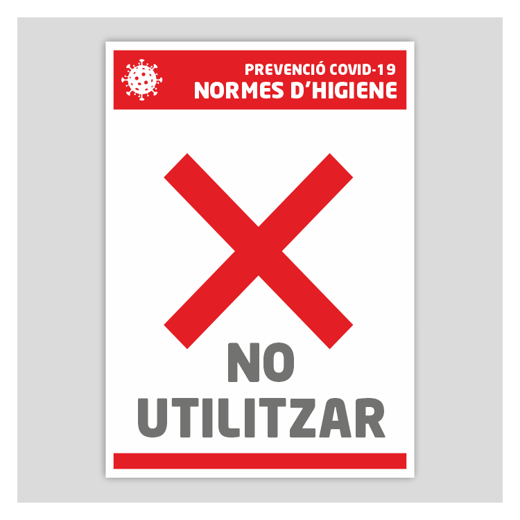 No usar (Normas de higiene)