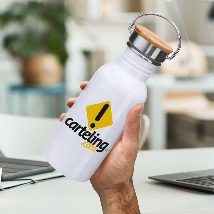 Personalized stainless steel water bottle